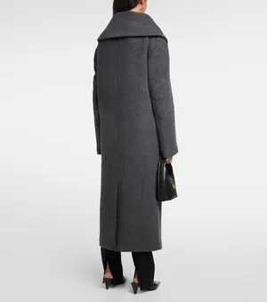 TOTEME Oversized Wool-blend Wrap Coat