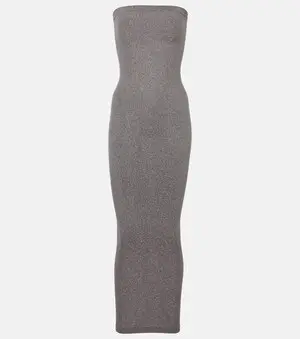 Wolford Fading Shine Midi Dress - Grey