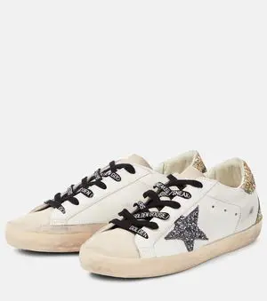 GOLDEN GOOSE Super-star Leather Sneakers - White