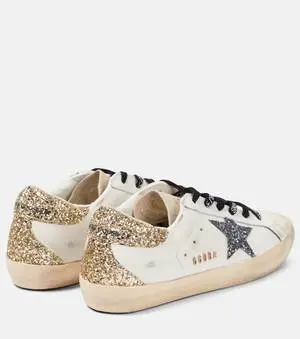 GOLDEN GOOSE Super-star Leather Sneakers - White