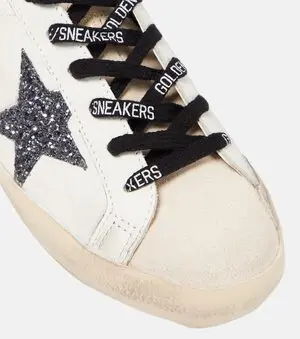 GOLDEN GOOSE Super-star Leather Sneakers - White