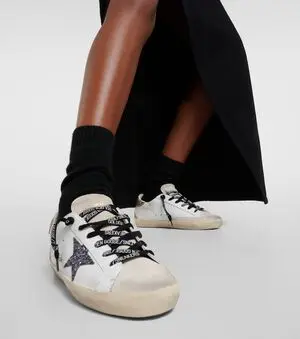 GOLDEN GOOSE Super-star Leather Sneakers - White