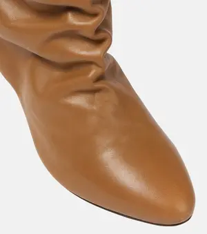 Isabel Marant Reachi Leather Ankle Boots - Brown