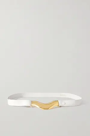DEHANCHE Brancusi Leather Belt Ivory