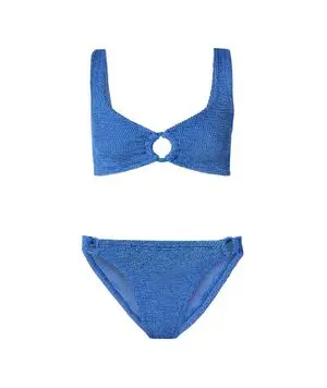 Hunza G Hallie Metallic Seersucker Bikini