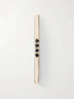 LOREN STEWART 14-karat Diamond Single Earring - Black