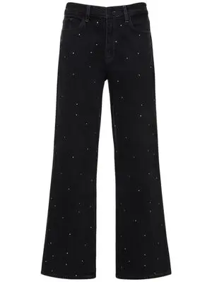 TRIARCHY TRIARCHY Ms. Miley Mid-Rise Baggy Jeans - Black
