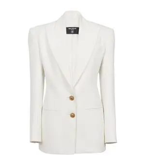 Balmain Crepe Single-breasted Blazer