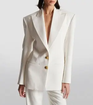 Balmain Crepe Single-breasted Blazer