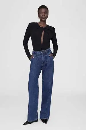 ANINE BING Amaya Long Sleeve Top