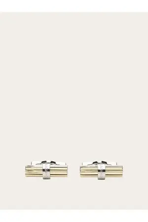 FERRAGAMO Branded Cufflinks - Gold