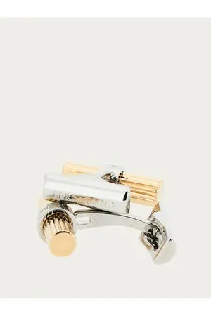 FERRAGAMO Branded Cufflinks - Gold