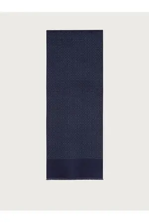 FERRAGAMO Gancini Scarf - Blue