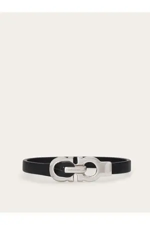 FERRAGAMO Gancini Bracelet - Black