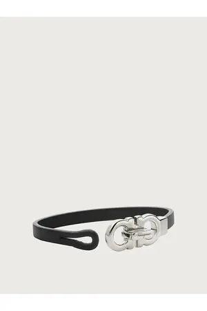 FERRAGAMO Gancini Bracelet 18cm - Black