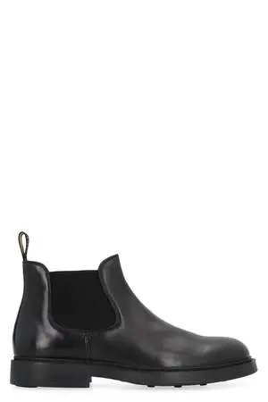 DOUCAL'S Doucal's Leather Chelsea Boots - Black