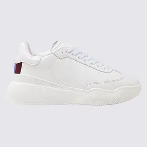 Stella McCartney STELLA MCCARTNEY WHITE FAUX-LEATHER LOOP SNEAKERS White-30
