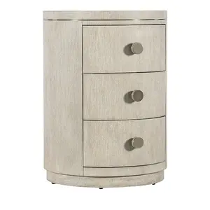 HOOKER FURNITURE Modern Mood Round Nightstand - Cream