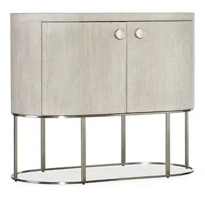 HOOKER FURNITURE Modern Mood Oval Nightstand - Cream