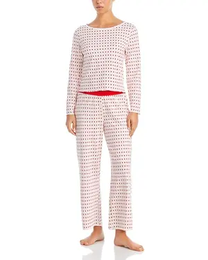 COZYLAND Ellie Cotton Printed Pajama Set - Blush