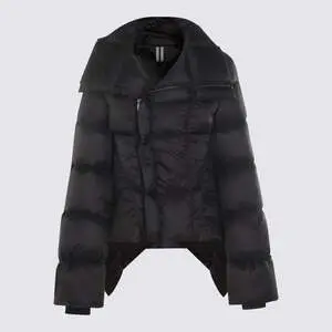 Rick Owens Quilted Down Jacket - Black