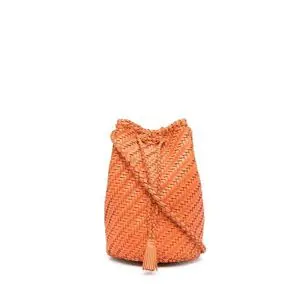 Dragon Diffusion Woven Leather Bag - Orange