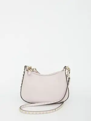 Valentino Garavani Small Hobo Rockstud Bag - Lilac