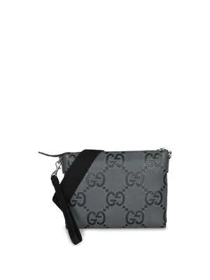 Gucci Gg Supreme Canvas Shoulder Bag - Black