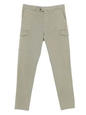 Brunello Cucinelli Cotton Trousers - Beige