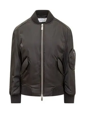 Off-White OFF-WHITE Bomber Jacket - Black
