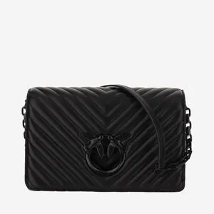 Pinko PINKO LOVE CLICK CHEVRON BAG - Nero