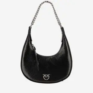 Pinko PINKO MINI BRIOCHE HOBO BAG - Nero