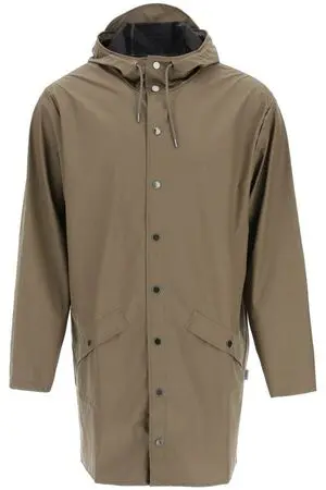 Rains Rains Long Rain Jacket - Brown