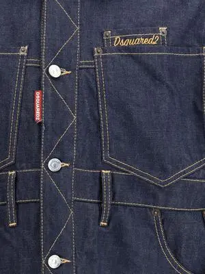 Dsquared2 Cargo Denim Jacket - Blue
