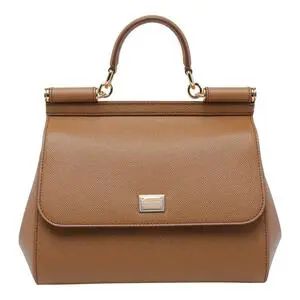 Dolce & Gabbana Large Sicily Handbag - Brown