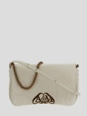Alexander McQueen T-Bar Mini Handbag Softivory
