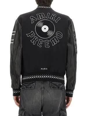 Amiri AMIRI 'DJ PREMIER VARSITY' JACKET - Black