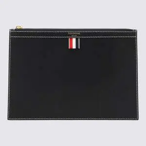 Thom Browne 4-Bar Pochette Blue