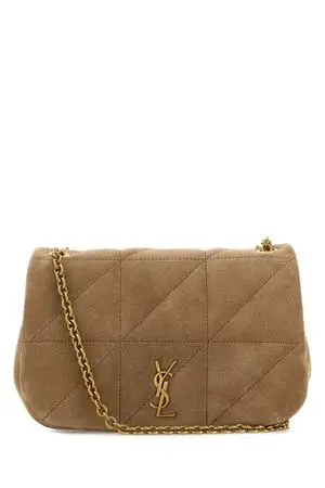 Saint Laurent Large Lou Lou Shoulder Bag - Beige O Tan