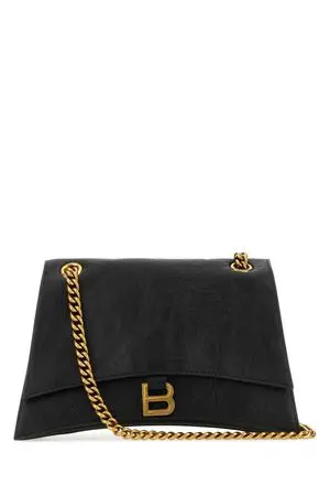 Balenciaga Crush Shoulder Bag - Black