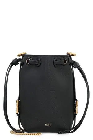 Chloé CHLOÉ MARCIE MICRO BUCKET BAG - Black