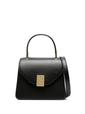 LANVIN LANVIN Concerto Leather Shoulder Bag - Black