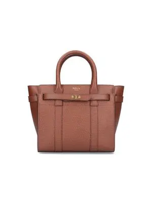 Mulberry Top Handle Satchel Brown