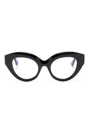 KUBORAUM K35 Cat Eye-frame Glasses - Black