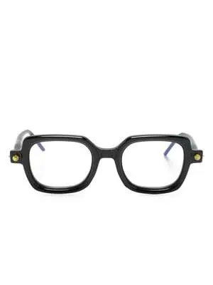 KUBORAUM P4 Square-frame Glasses - Black