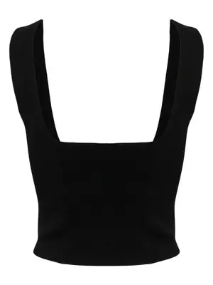 A.L.C. Jordana Knitted Top - Black