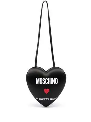 Moschino Embroidered Shoulder Bag