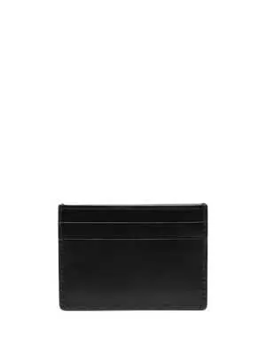 LANVIN Logo-patch Leather Cardholder