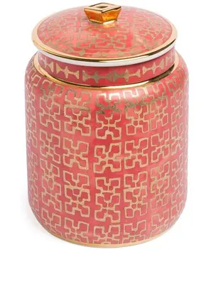 L'Objet Fortuny Canister - Red