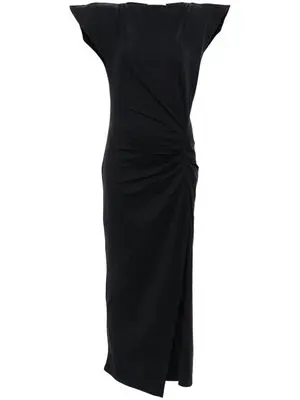 Isabel Marant Étoile Nadela Pleated Midi Dress - Black